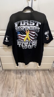 First Responders Support Our Troops T Shirt | eBay
