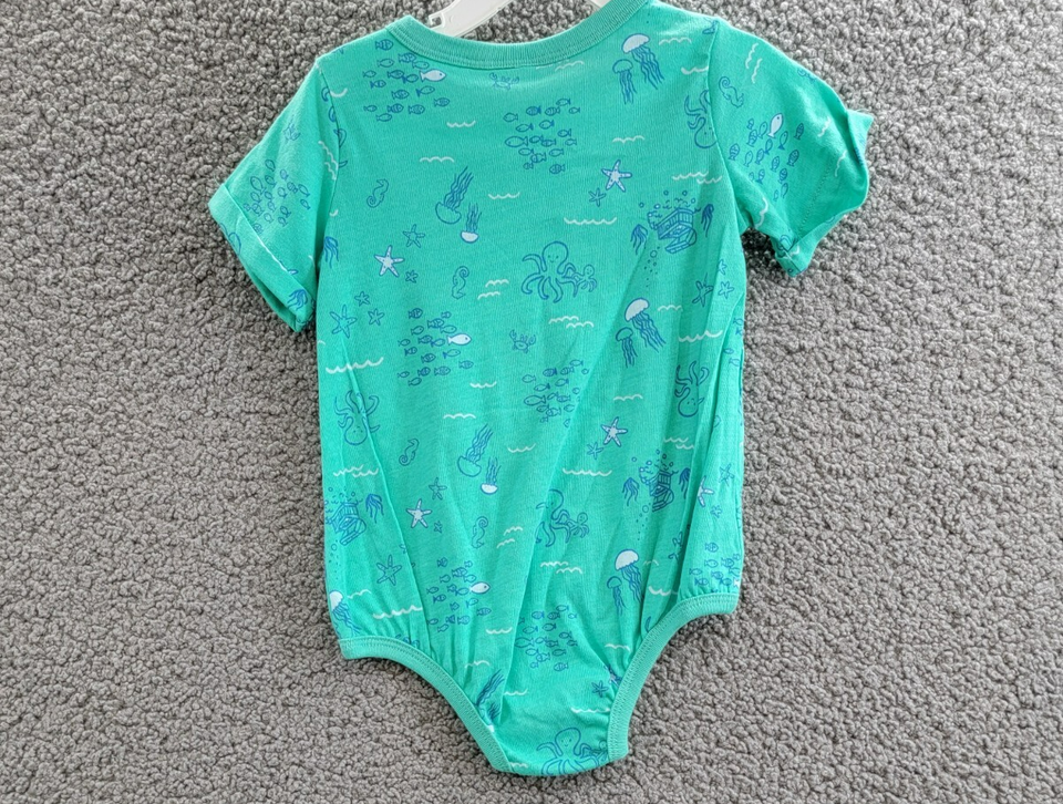 First Impressions Sea-Print Sunsuit Baby Boys' 18Mos Seaside Green Snap ...