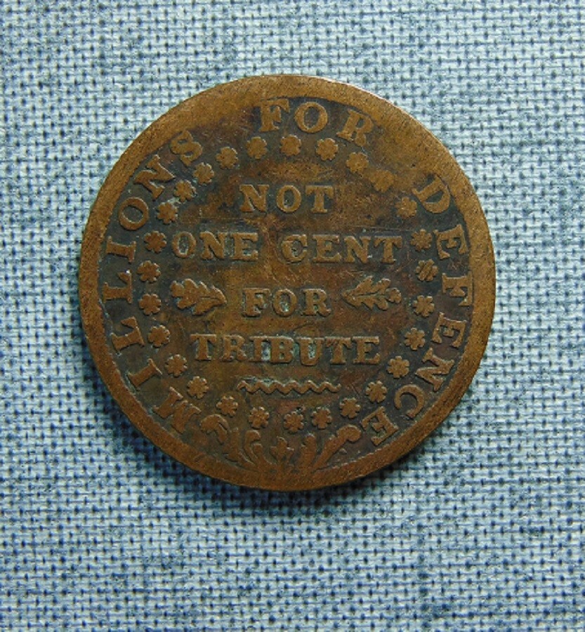 1841 HARD TIMES TOKEN ~ DANIEL WEBSTER ~ NOT ONE CENT ~ COPPER ~ HT6 | eBay