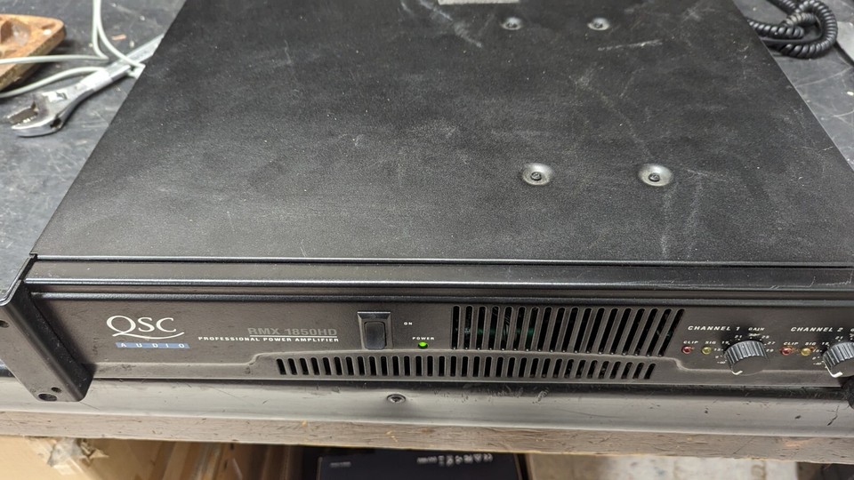 QSC RMX 1850HD Professional 2 Channel Power Amplifier Rack Mountable | eBay