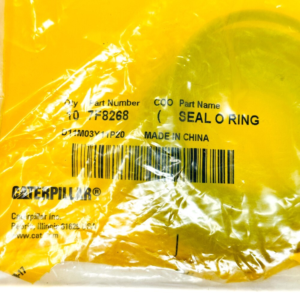 10 pcs Genuine Caterpillar CAT 7F-8268 Standard O-Ring Seal 7F8268 ...