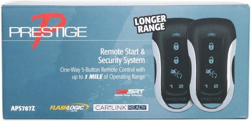Prestige APS787Z One-Way Remote Start / Keyless Entry and Security ...