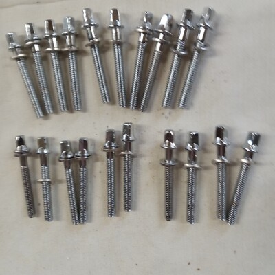 20 Count 1 5/8" Slingerland Chrome Tension Rods w Washers | eBay