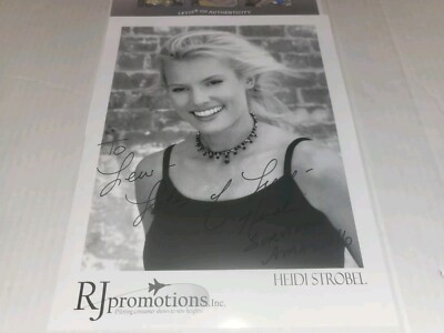 Heidi Strobel Autographed Photo "Survivor" TV Show & Playboy Model 8x10 Original | eBay