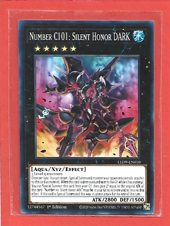 Yu Gi Oh Ld Duels From The Deep Number C101 Silent Honor Dark Led9