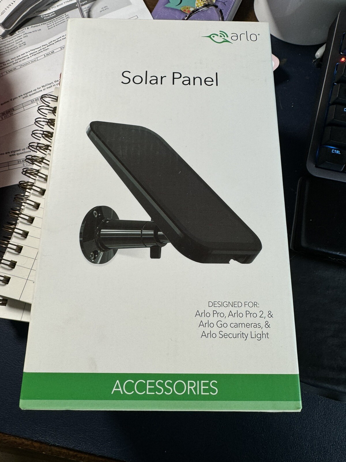 *NEW* Netgear Arlo Solar Panel Charger-Pro-2-Go Camera-Security Light ...