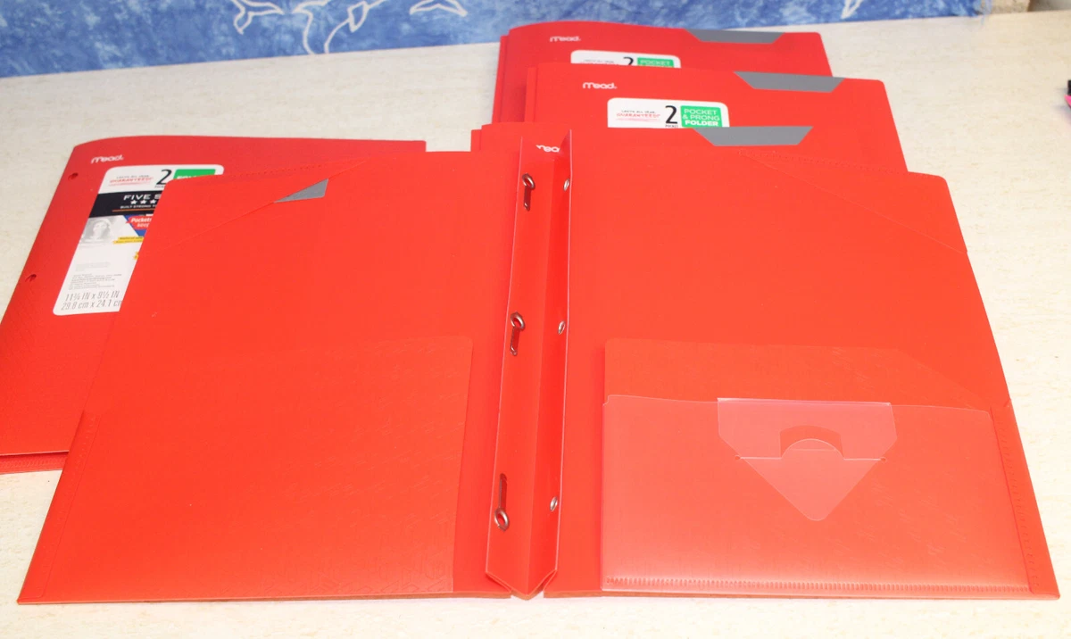 Red Pocket Folder