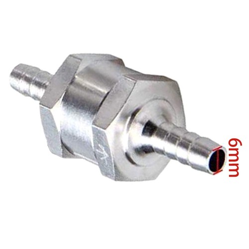 2 Pack Fuel Check Valves 6mm with Hose Clamps for For cars Boats ...