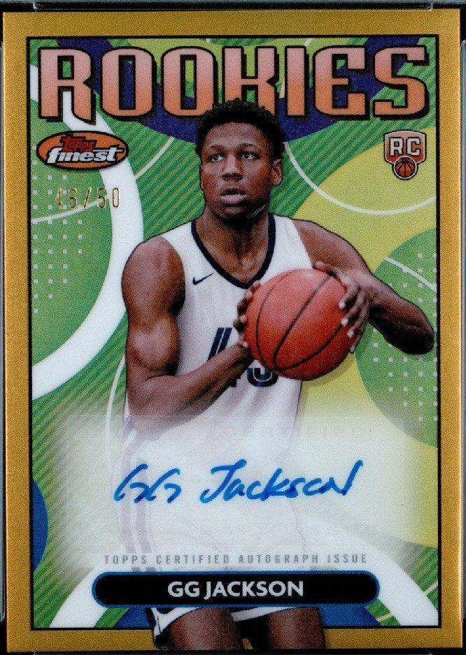 2023-24 Topps Finest - Rookie Finest Autographs GG Jackson #RFA-GGJ ...