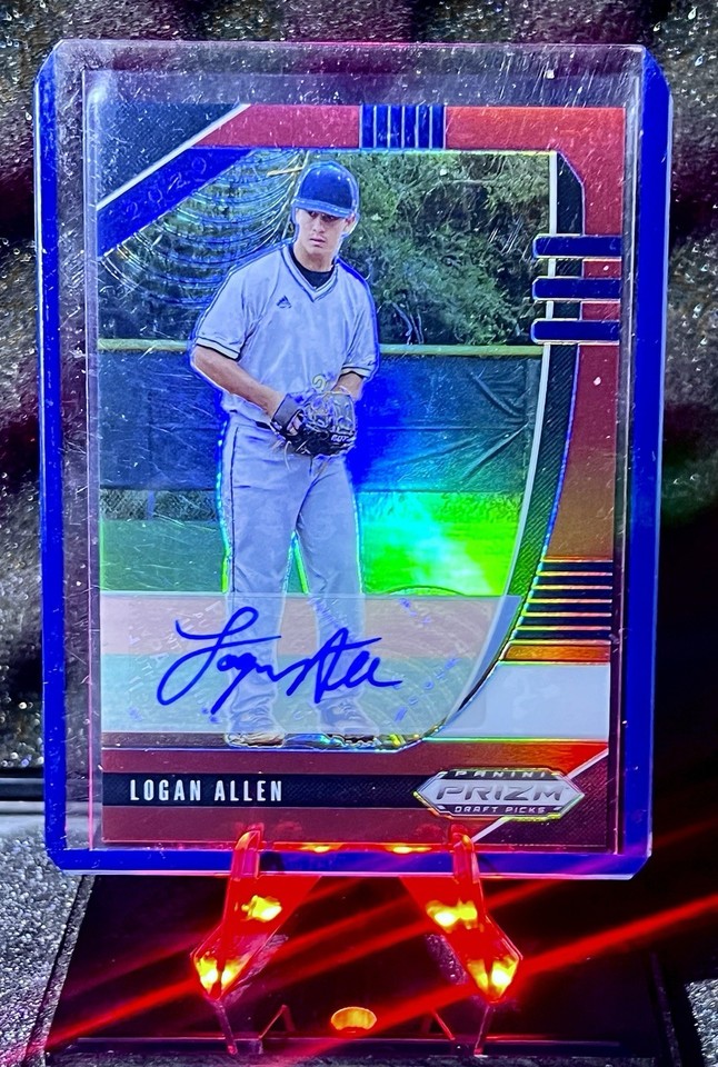 🔥⚾️ LOGAN ALLEN Rookie Auto Patch 2020 1st Bowman Chrome GOLD /50 ...