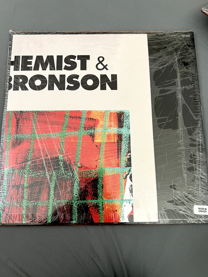 THE ALCHEMIST & ACTION BRONSON LAMB OVER RICE LP WHITE VINYL RED EXHIB ...