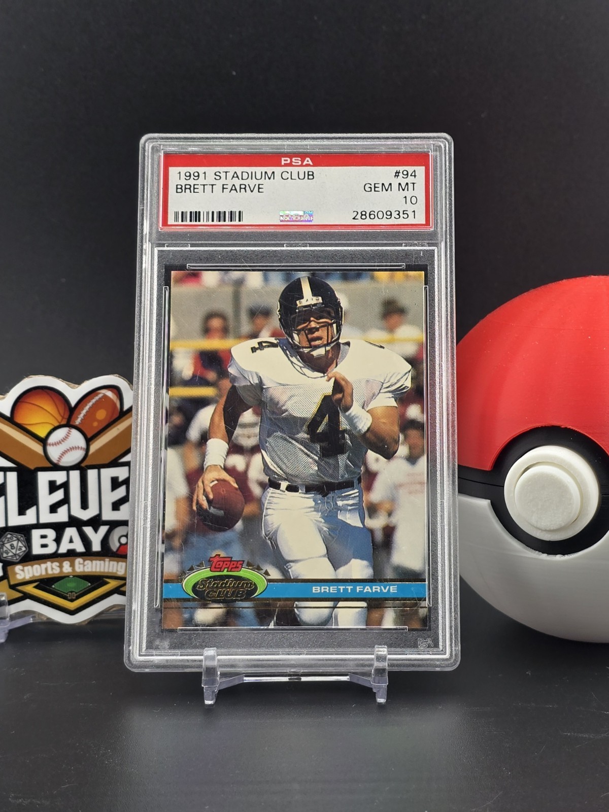 Brett Favre 1991 Stadium Club #94 Rookie Packers Falcons PSA 10 GEM MINT (DEX) | eBay