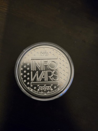 INFOWARS Alex Jones Signature .999 Fine Silver 1 oz Coin - Limited ...