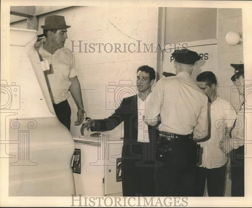 1965 Press Photo Joseph Lacaze, Robb Ronsonet, Pt. Kenneth Knapp and ...