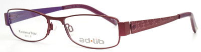 AD LIB CHARMANT AB3203 RO Rose Womens Rectangle Eyeglasses 50-16-135 B ...