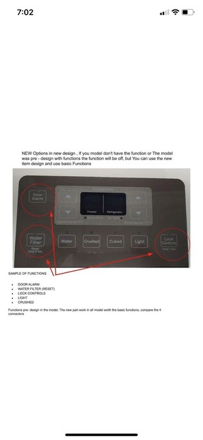 GE WR55X20689 Refrigerator Interface Dispenser Assembly for sale online ...