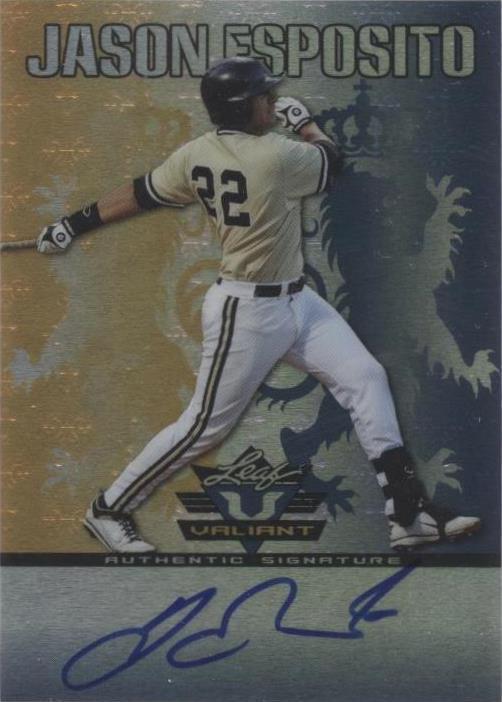 2011 Leaf Valiant - Jason Esposito #VA-JE1 Blue /99 (AU, RC) for sale ...
