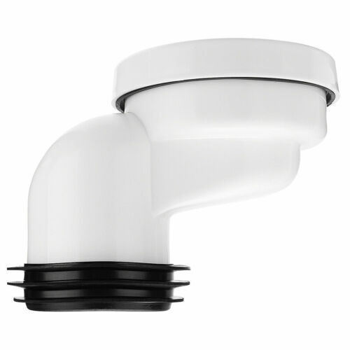 100mm PVC Offset Misaligned Toilet WC Waste Pan Connector Bowl Smooth ...
