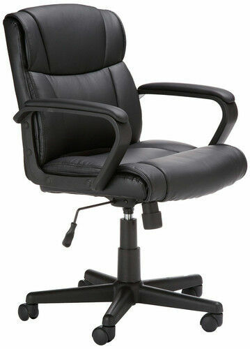 AmazonBasics HL 002566 Mid Back Office Chair Black for sale online eBay