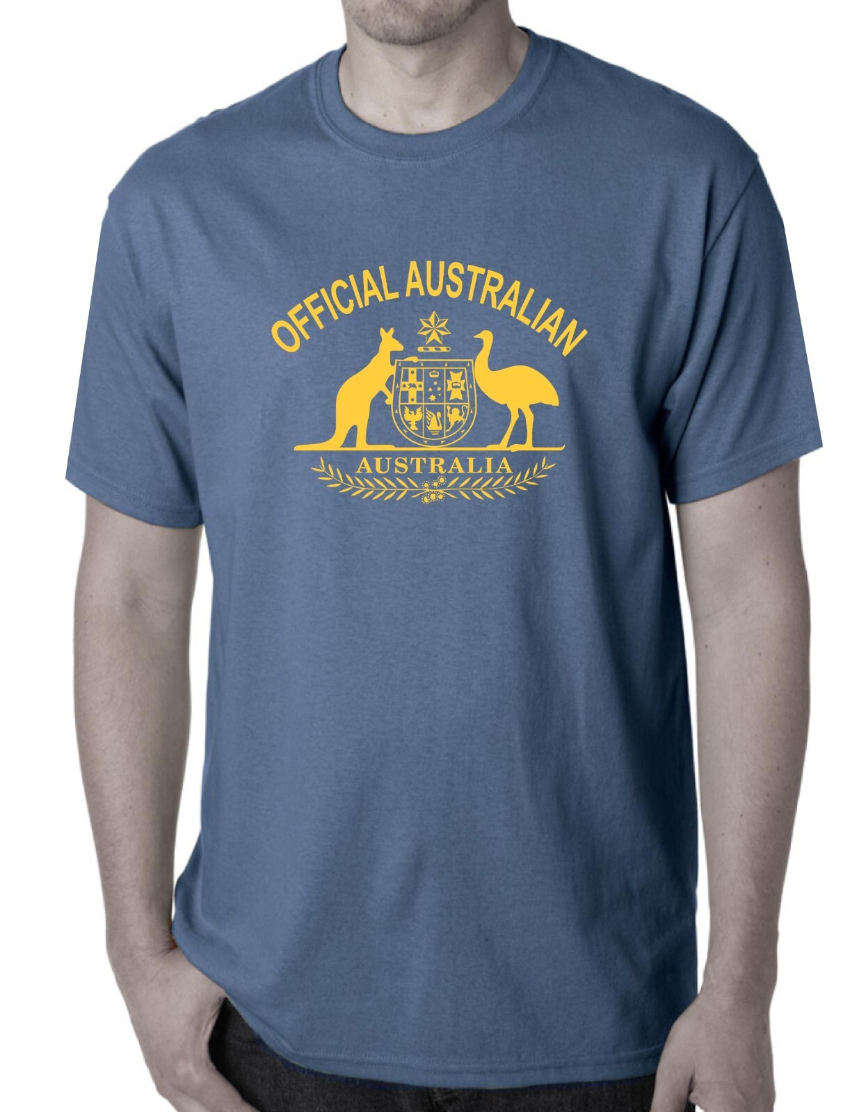 Funny Aussie T-shirts Australian Blue Mens T-shirt Slang Drinking flag ...