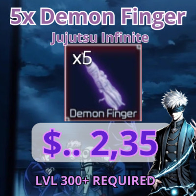 🔥JUJUTSU INFINITE🔥 ~ 5x DEMON FINGER ~ [CHEAPEST, SAFEST, AND FAST ...