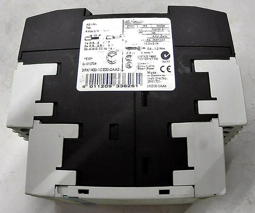 SIEMENS 3RK1400-1CE00-0AA2 I/O INTERFACE ASi MODULE *FREE SHIPPING* | eBay