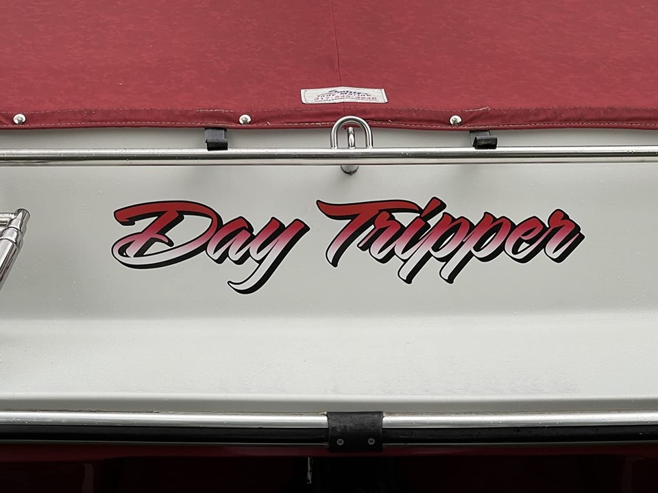 Boat Name Decal 6x36" / Custom Hull Graphic / Premium Marine Vinyl ...