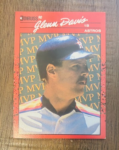 GLENN DAVIS HOUSTON ASTROS MVP #BC21 - DONRUSS NM-MT 1990 | eBay