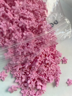 LEGO-NEW-#18853-BRIGHT PINK- FLOWER W/POINTED PETALS/SMALL PIN-50 ...