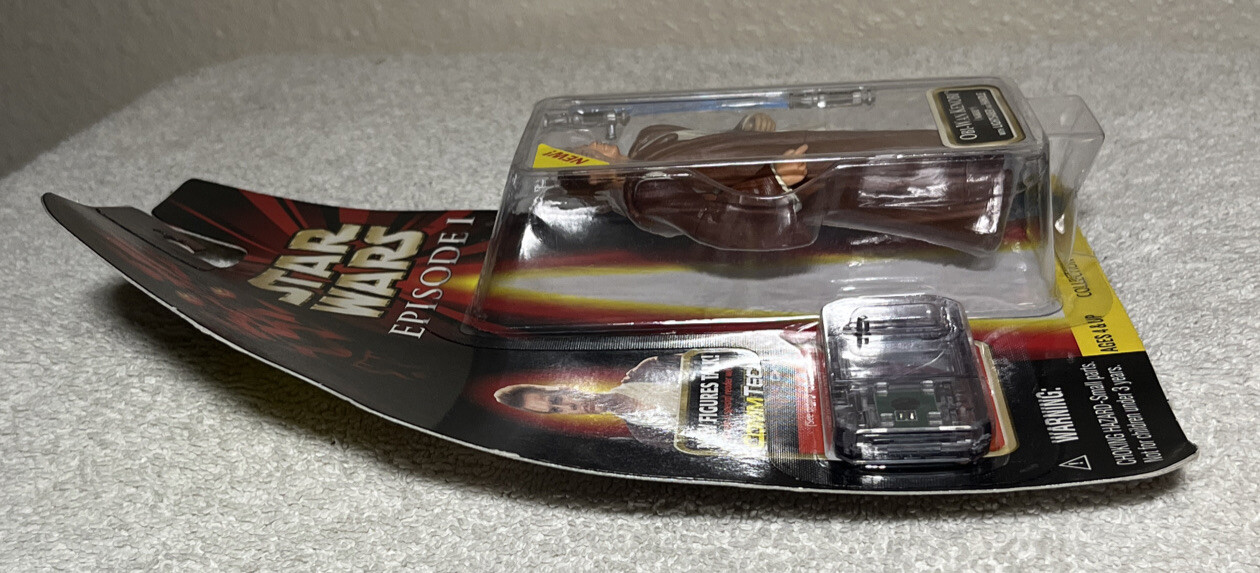 Star Wars: A Phantom Menace: CommTech Chip Action Figure: Obi-Wan ...