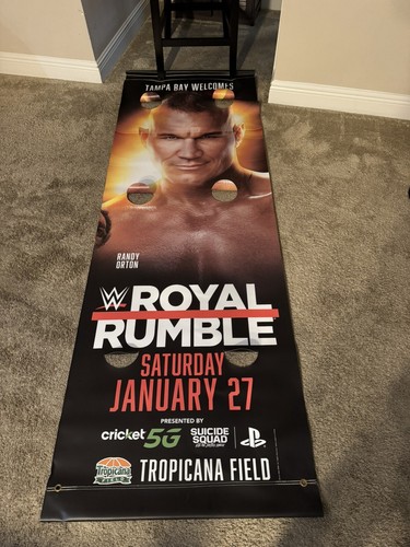 WWE 2024 Royal Rumble Street Pole Banner Randy Orton | eBay
