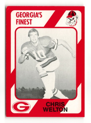 1989 GEORGIA BULLDOGS #170 CHRIS WELTON | eBay