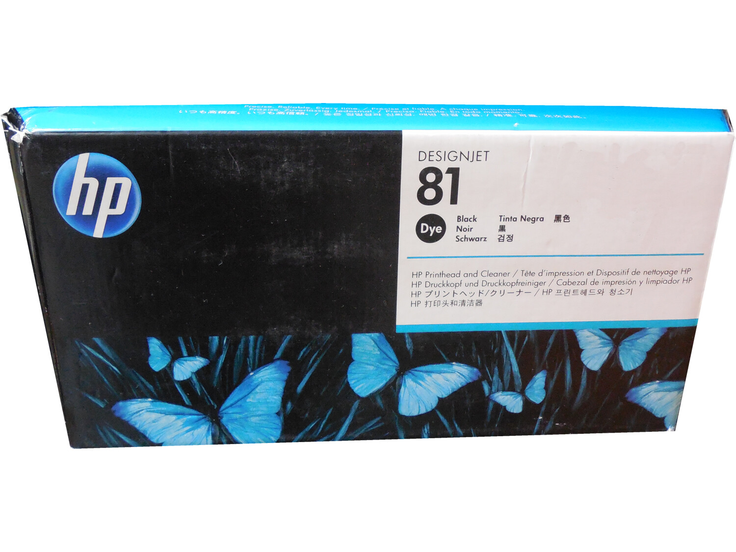 HP C4950A #81 Black Ink Printhead & Cleaners Genuine OEM Retail Box ...
