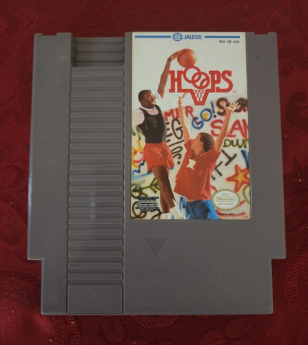 Hoops (NES, 1989) Professionally Cleaned and Tested | eBay