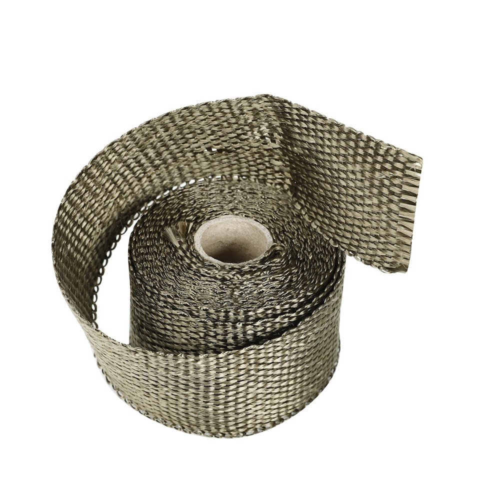 Exhaust Manifolds Titanium Heat Wrap Tape Thermal Wrap 2'' X 5M & 6 ...