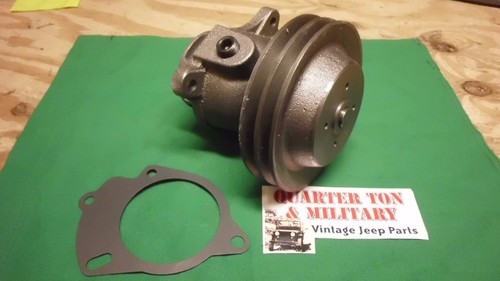 Water Pump Double Pulley New 945142 Fits Willys M38 M38A1 jeep | eBay
