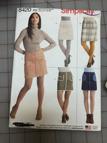 Simplicity 8420, Misses Skirts, Sizes 14-22, UNCUT | eBay
