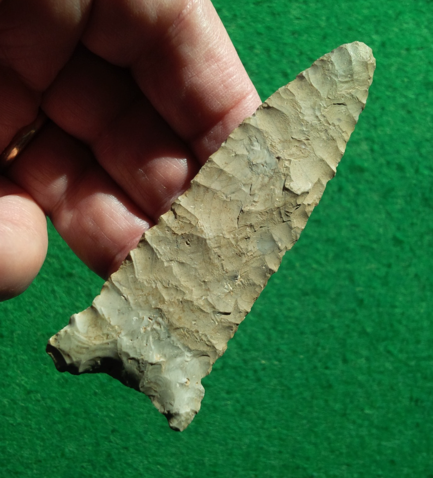 3-13/16" EARLY-STAGE DALTON MISSOURI ARROWHEAD BEN STERMER COA ...