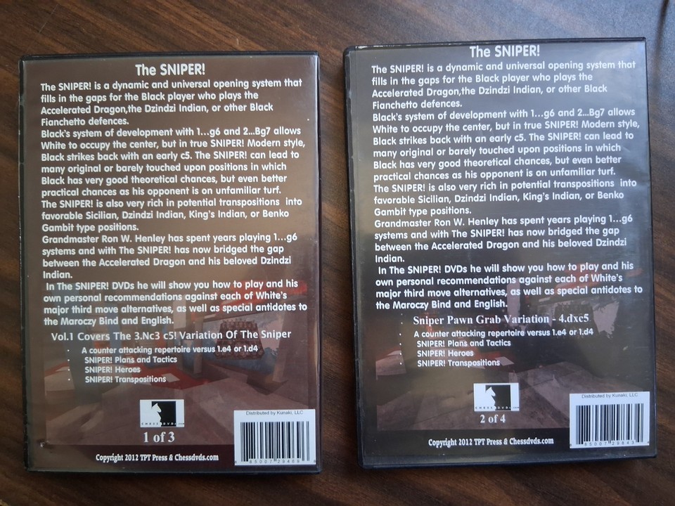 FOXY OPENINGS - VOL 136 & 137 - The Sniper Chess Training | eBay