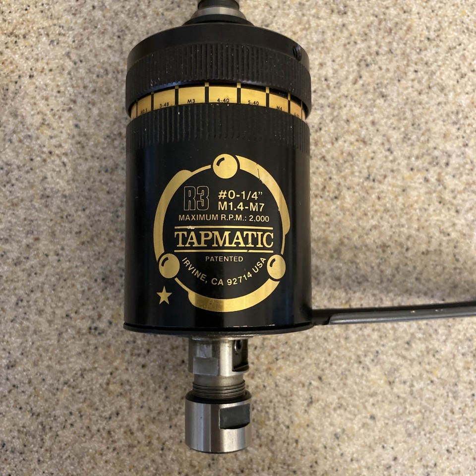 TAPMATIC WE-0 #0 to 1/4" SELF-REVERSING TAPPING ATTACHMENT R3 | eBay