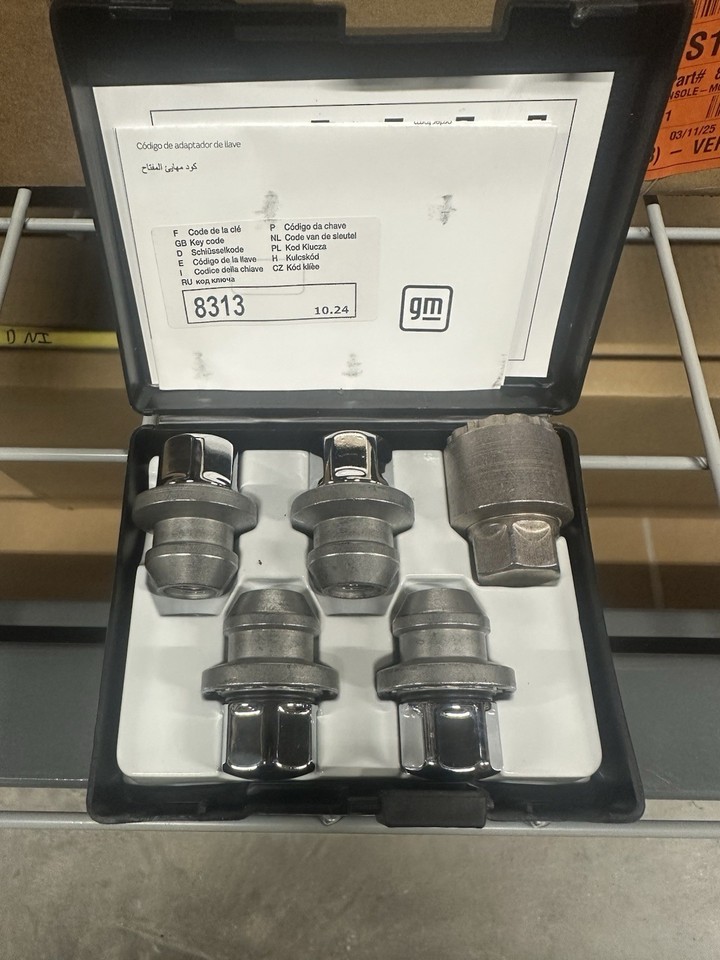 2007-2025 GM Wheel Lock Kit, Chrome 85548789 genuine OEM - 8301 | eBay