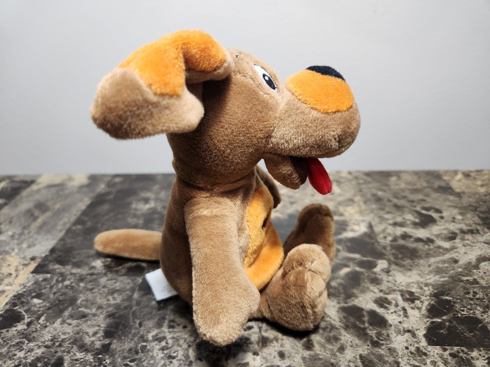 Wags The Dog THE WIGGLES Brown PUPPY Beanbag STUFFED Animal Toy 2003 ...