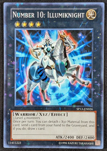 Number 10 Illumiknight 1996 Starfoil Rare Holo Yugioh Card SP13-EN026 ...