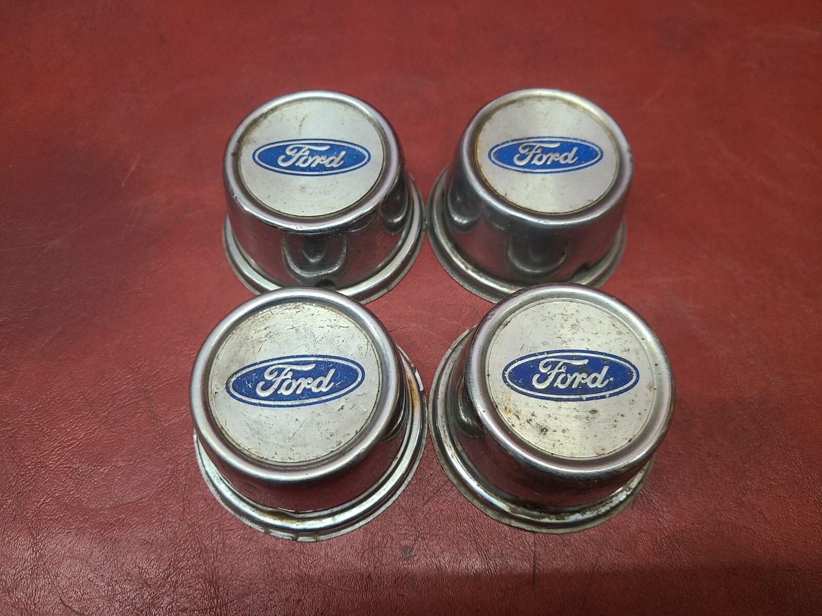 1988-1993 Ford Fiesta Wheel Center Cap Metal 2.75” Diameter SET E8BZ ...