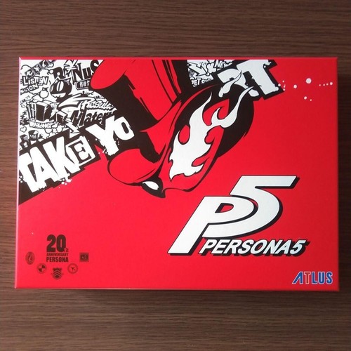 Persona 5 20th Anniversary Limited Edition Art book CD Game PS3 RPG ...