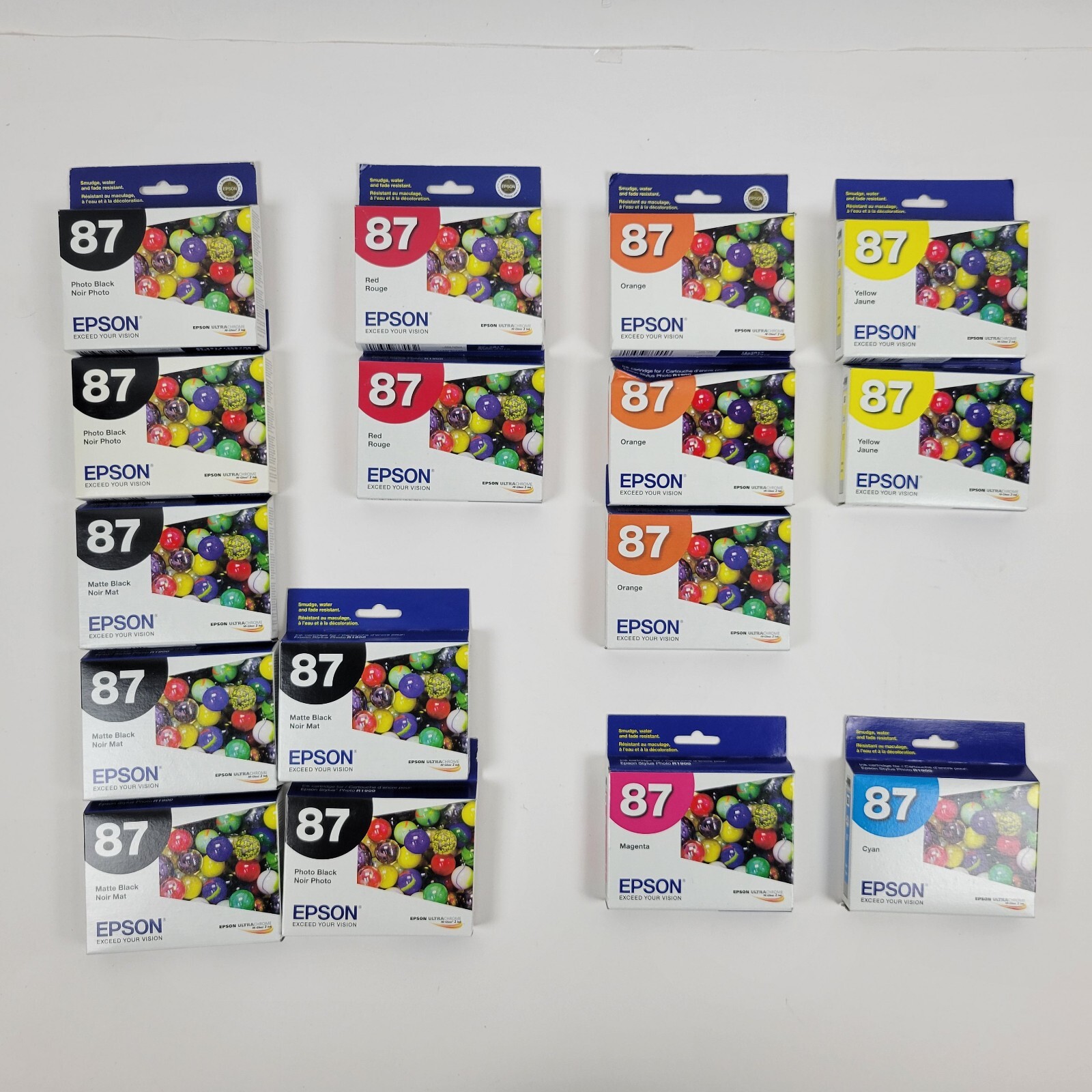 Epson 87 Ink Cartridge Lot of 16Expires 2012-2021 | eBay
