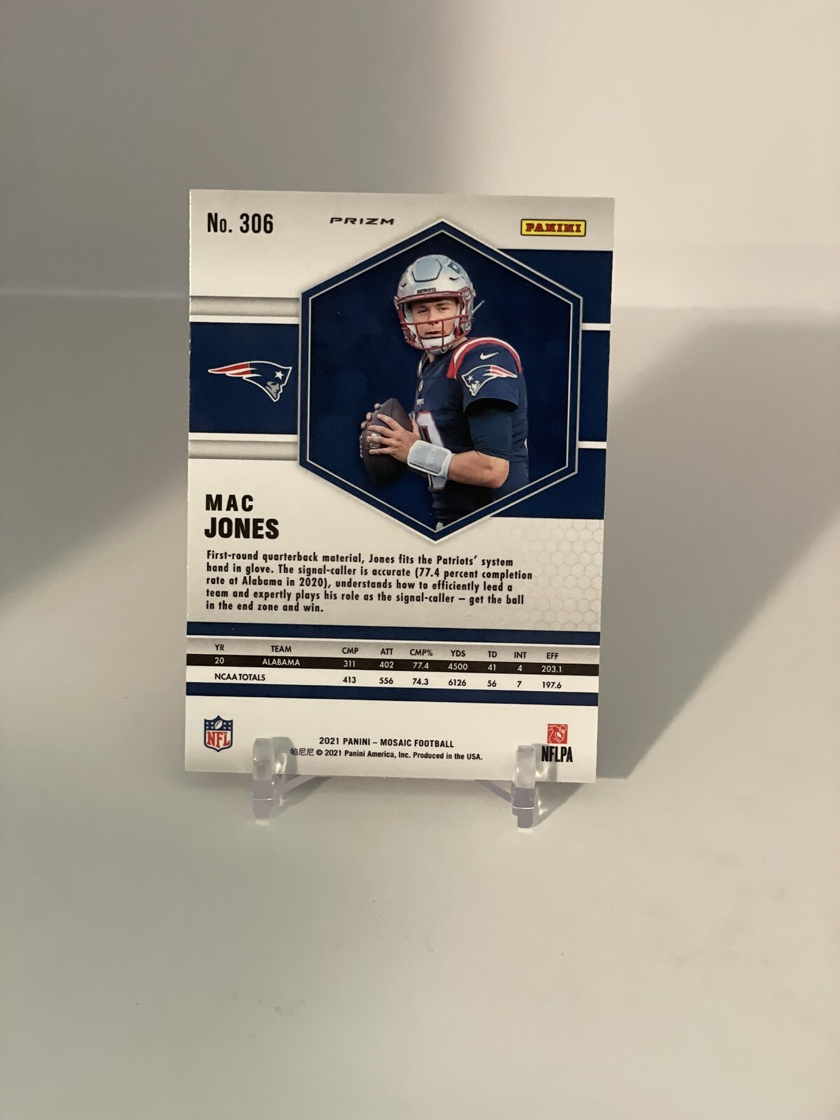 2021 Prizm Mosaic GREEN REACTIVE PRIZM Mac Jones #306 RC ROOKIE | eBay