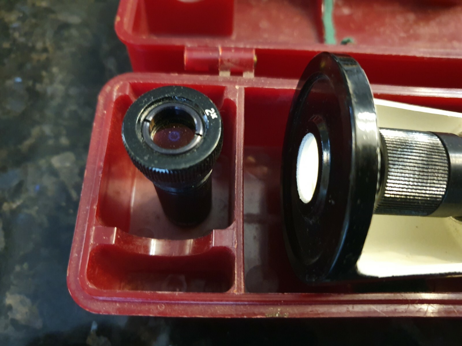 Measuring Microscope w/ Reticule Micrometer Scale MBP-3 Made in USSR ...