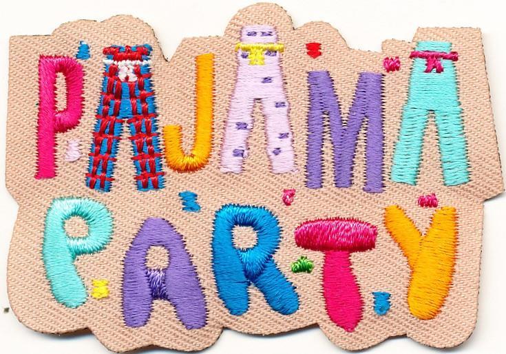 Pajama Party Words Pyjama Party!