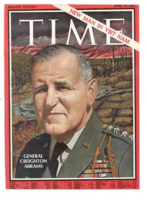 General Creighton Abrams 1968 Time Solo Cover Original To Frame | eBay